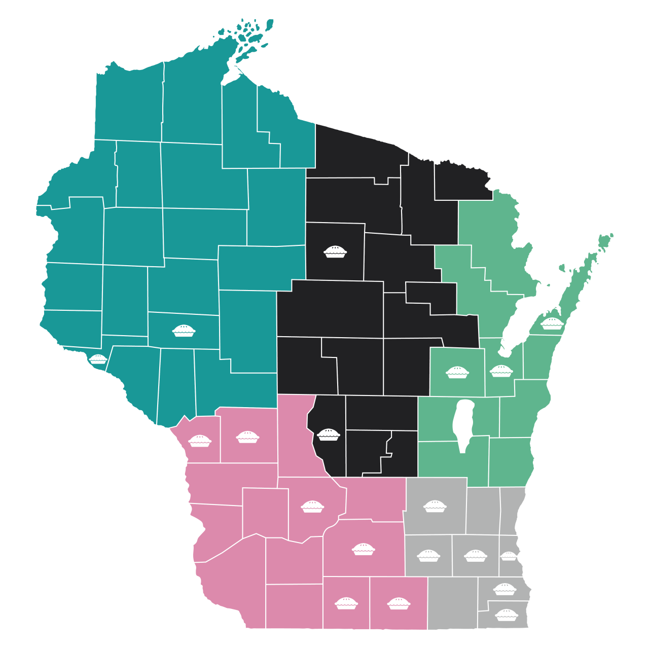 Wisconsin Bakery Map - Discover Wisconsin